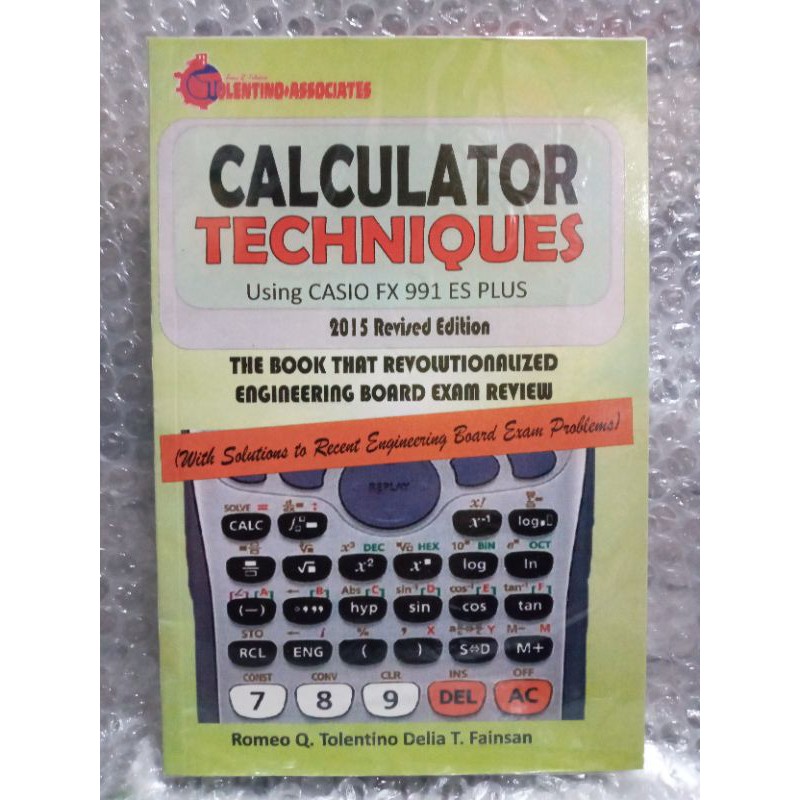 CALCULATOR TECHNIQUES (2015 edition) | Shopee Philippines