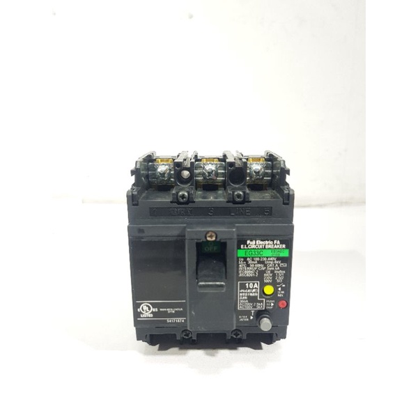 Circuit Breaker 10A 3Phase FUJI MCCB/ELCB(Original Made in Japan) | Shopee Philippines
