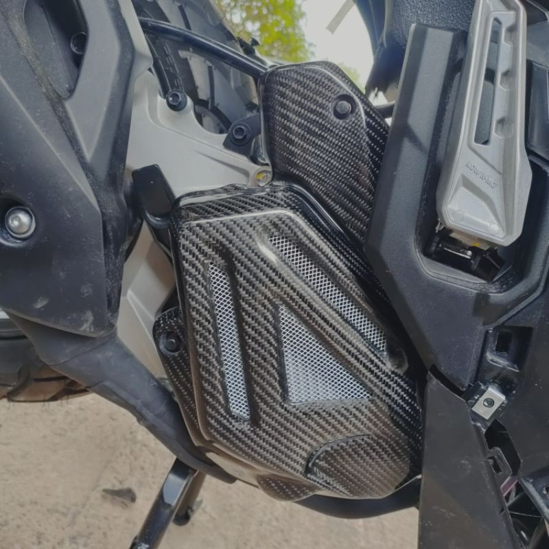 Original honda adv 160/Vario160/pcx160 carbon radiator Cover | Shopee ...