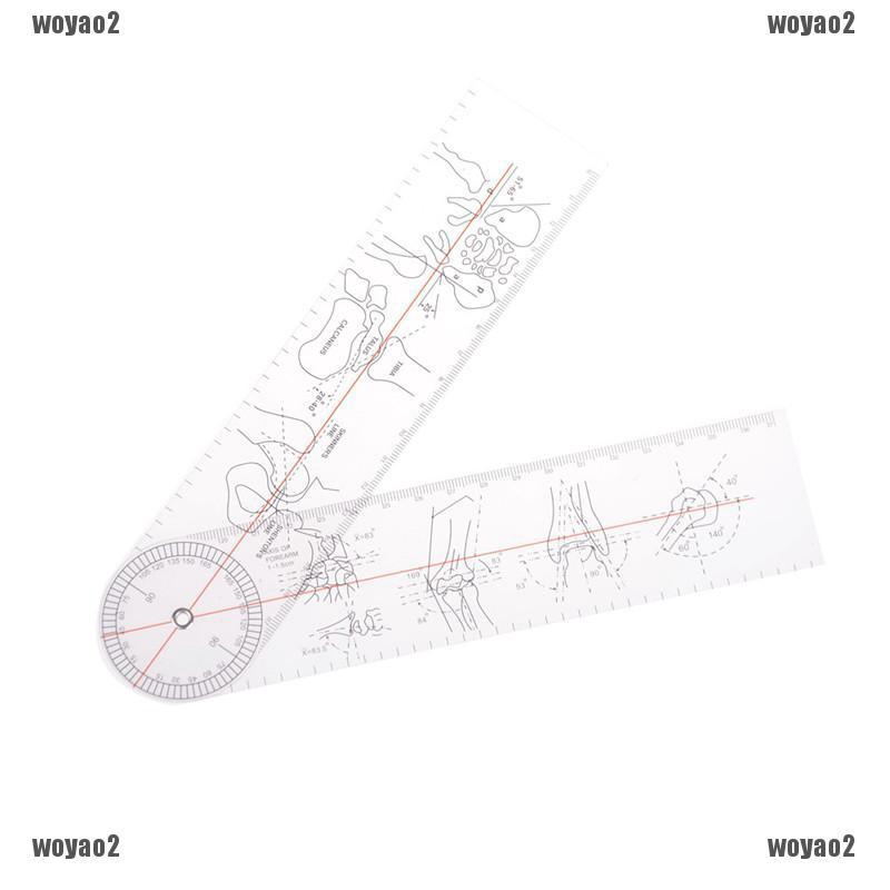 PVC Medical Goniometer Angle Ruler Joint Bend Measurement Tool | Shopee ...