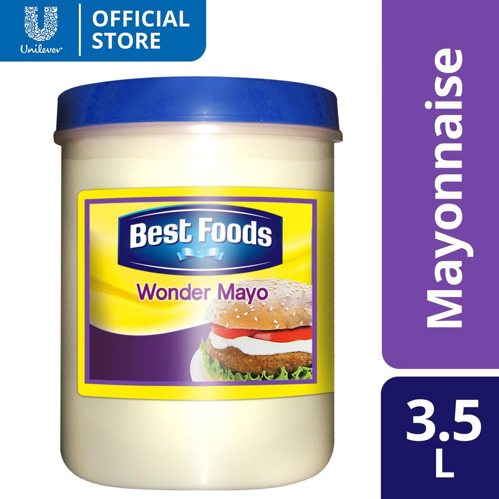 Best Foods Mayonnaise Wonder Mayo 3.5L | Shopee Philippines