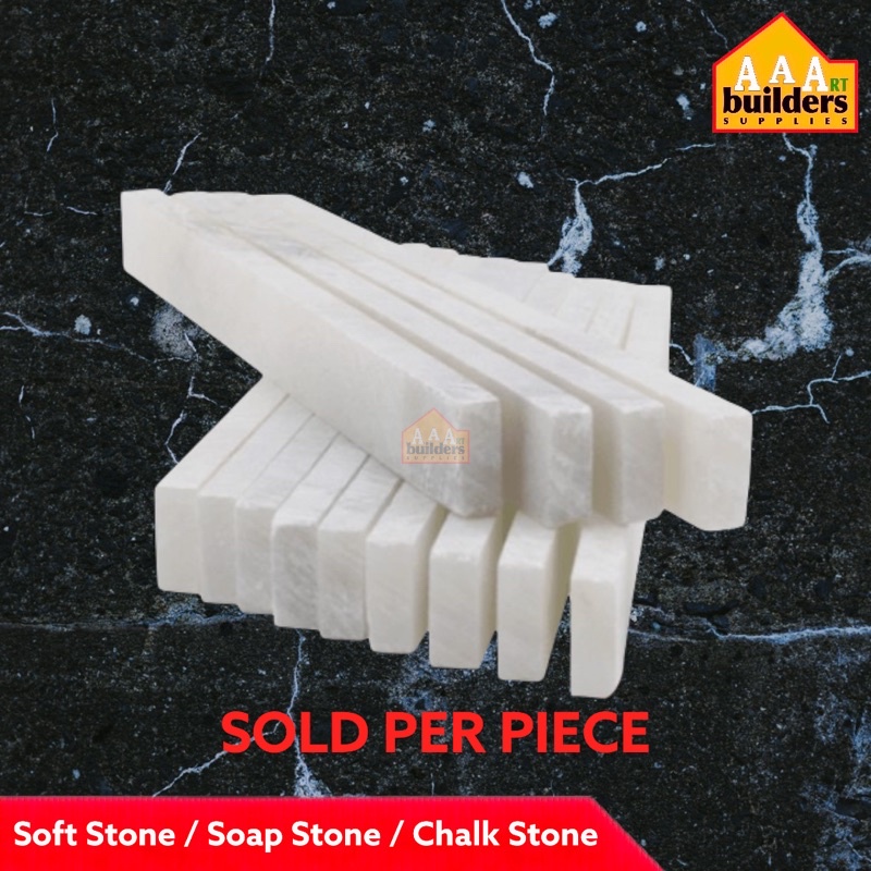 Soft Stone , Soap Stone, Chalk Stone Sold per piece (tingi) | Shopee ...