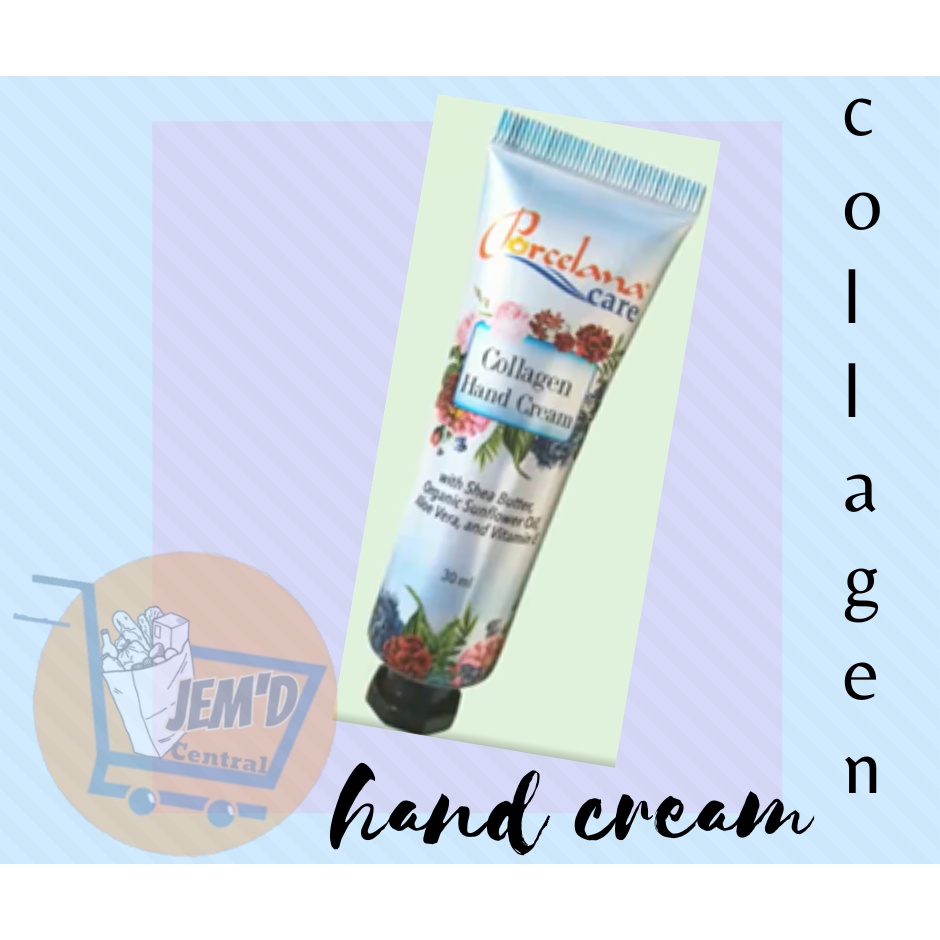 Porcelana Collagen Hand Cream 30ml | Shopee Philippines