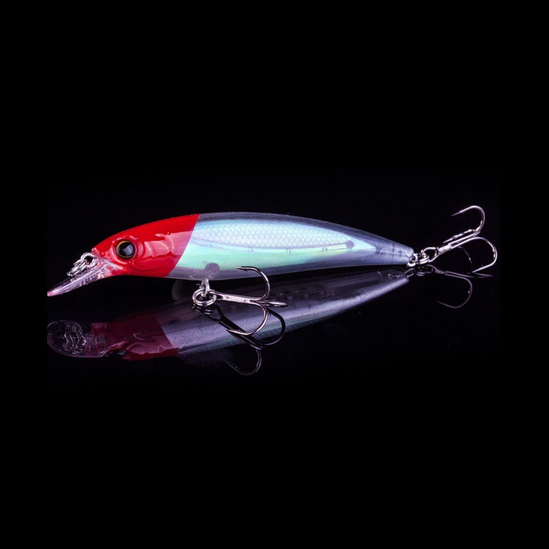 11cm/14g Sinking Pencil ABS Plastic Hard Bait Luminous Minnow Bionic Bait With 4# Sharp Barbed ...