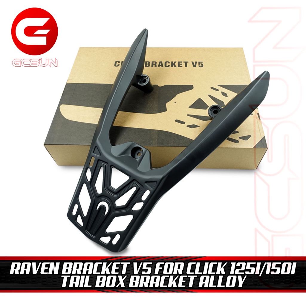 RAVEN BRACKET V5 FOR HONDA CLICK 125I/150I TAIL BOX BRACKET ALLOY ...