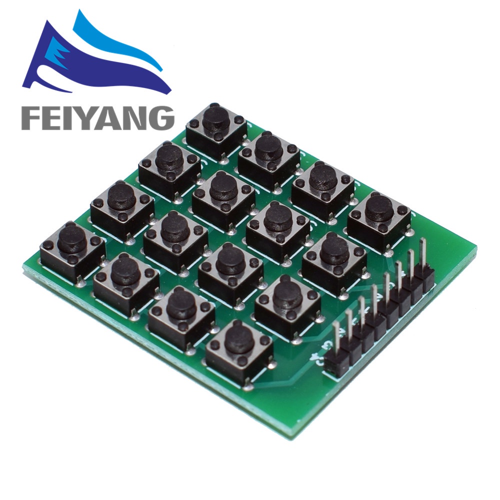 10pcs 8pin 4*4 4x4 Matrix 16 Keypad Keypad Bread Board Module 16 ...