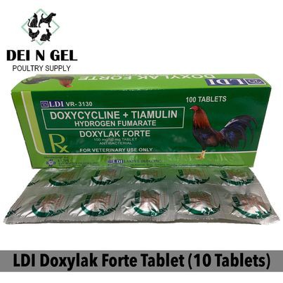 LDI Doxylak Tablet for Gamefowl (10 TABLETS) | Shopee Philippines