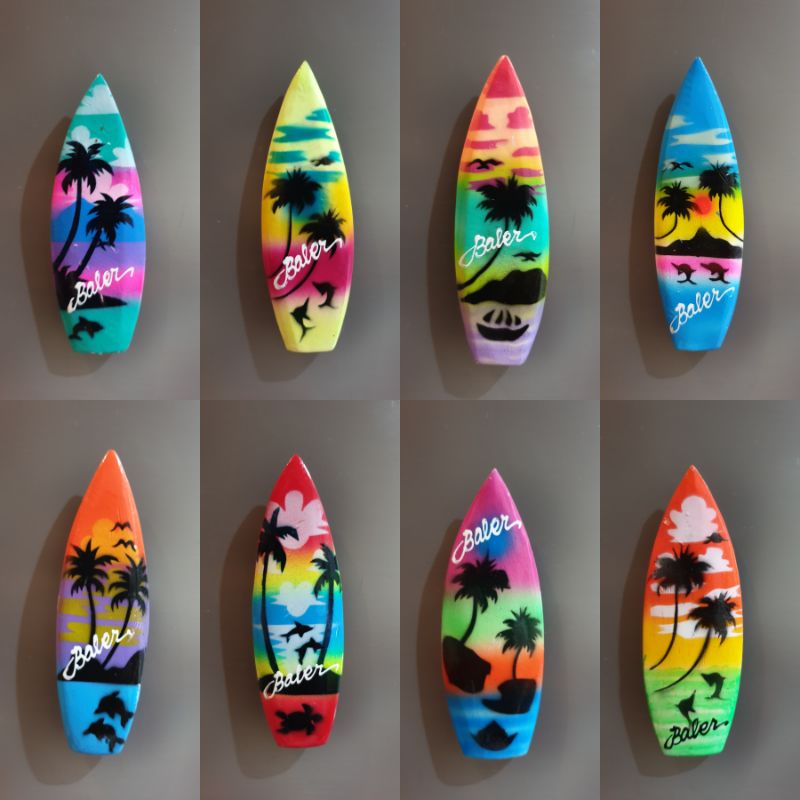 Baler Wood Surfboard Ref Magnet | Shopee Philippines