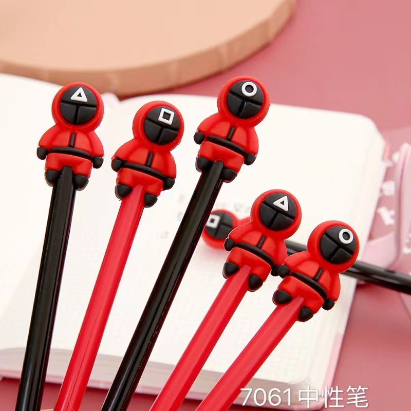 Squid Game 12pcs #3066 black ink sign pen / gel pen | Shopee Philippines
