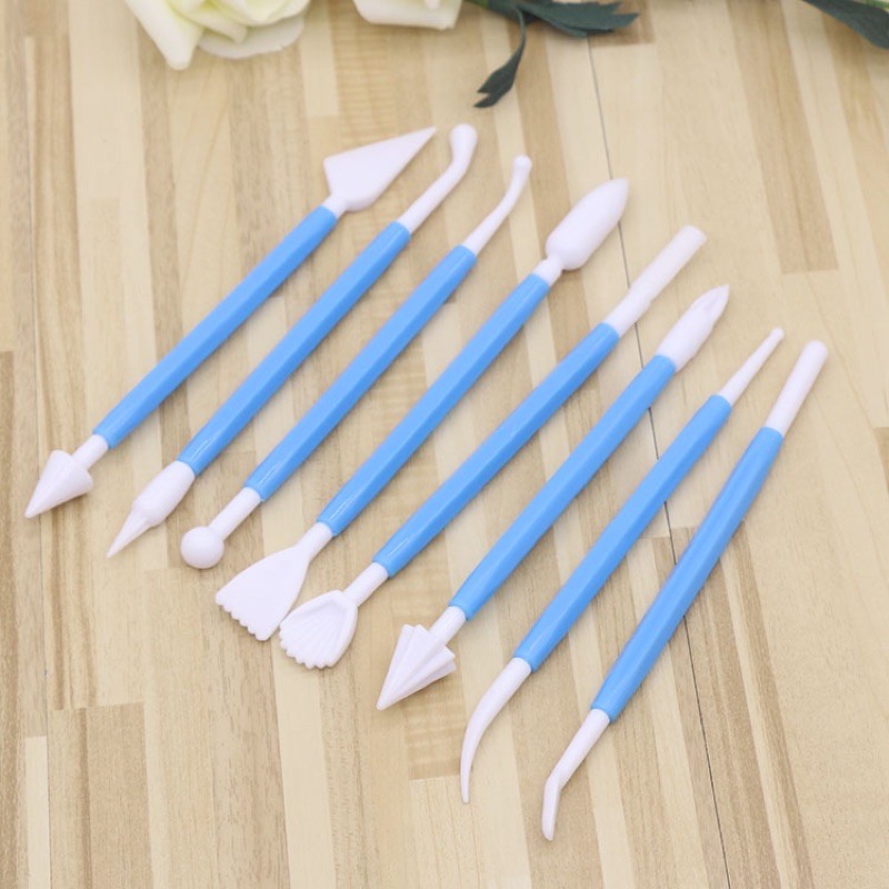8pcs Cake Sculpting Fondant Tools Carving Kraft Sugarcraft | Shopee ...