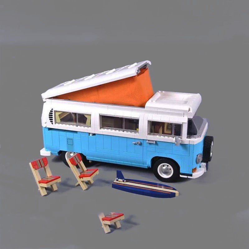 New Expert Series Volkswagen T2 Camper Car Van Vw Building Blocks Model ...
