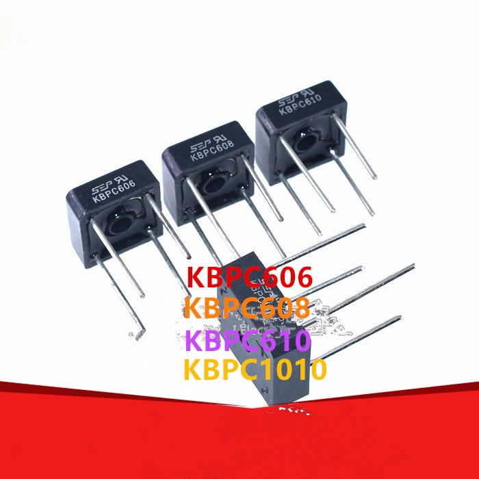 Single-phase rectifier bridge 6-50A 1000V 4 pin KBPC606 KBPC610 KBPC608 ...