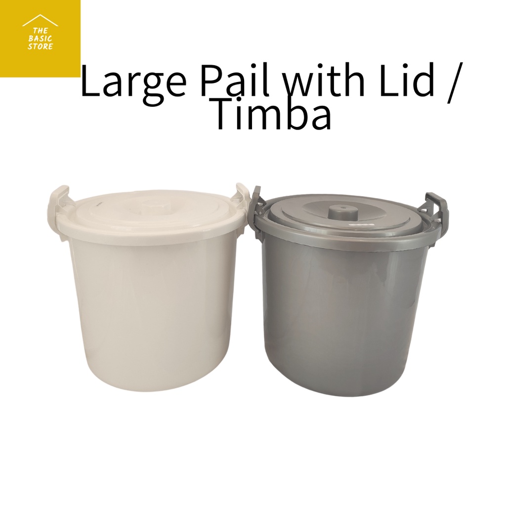 Pail with Cover (Bucket / Timba) (1 pc) Bathroom Stuffs / Bathroom ...