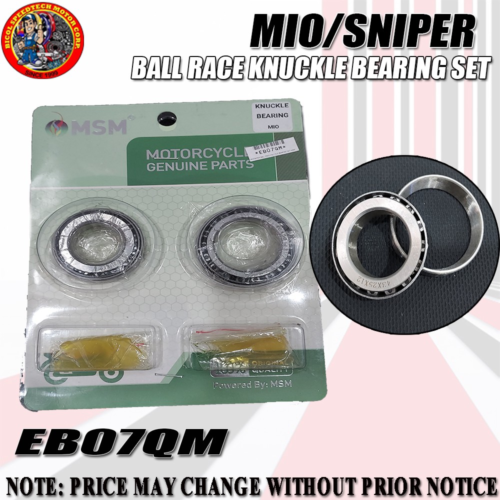 MIO/SNIPER BALL RACE KNUCKLE BEARING SET (EB07QM) | Shopee Philippines