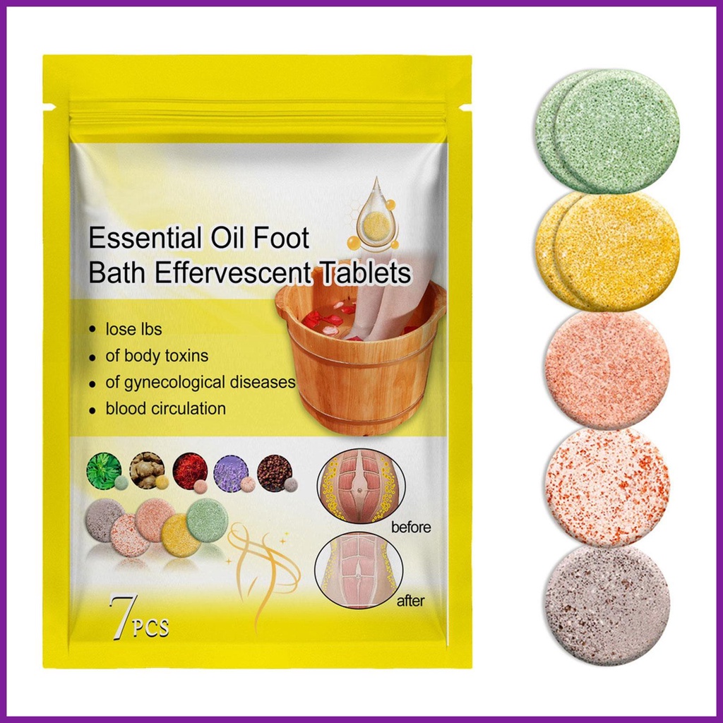 Ginger Foot Bath Effervescent Tablets Ginger Foot Hand Salts Soaks Foot ...