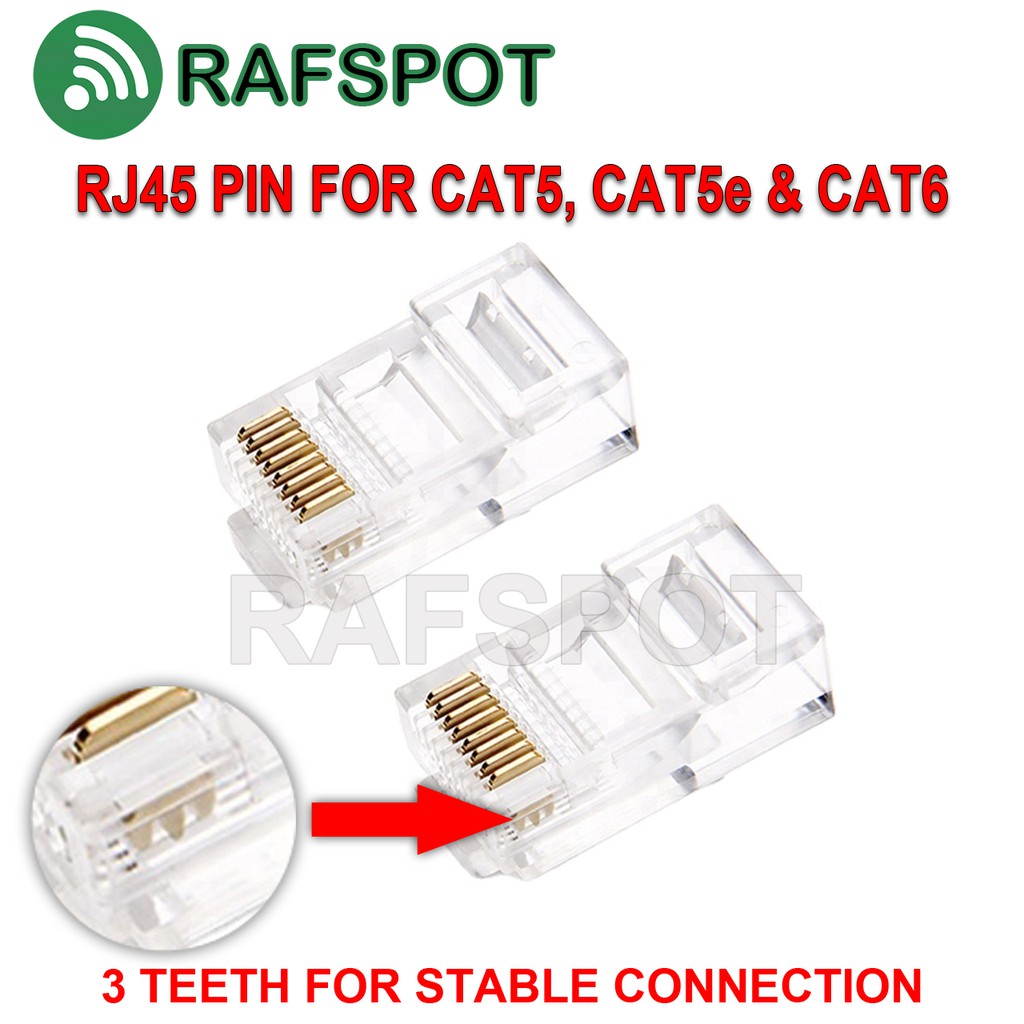 [Wholesale] RJ45 Pins for CAT5, CAT5e & CAT6 | Shopee Philippines