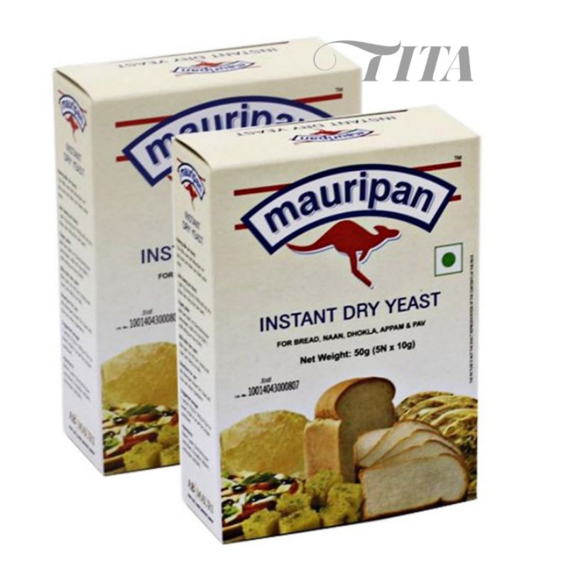 Instant DRY YEAST, box of 5 packs of 10g | Shopee Philippines