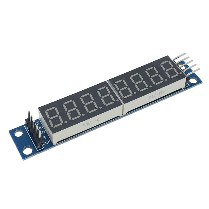 MAX7219 LED Dot Matrix 8 Digit Digital Tube Display Control Module 3.3V ...