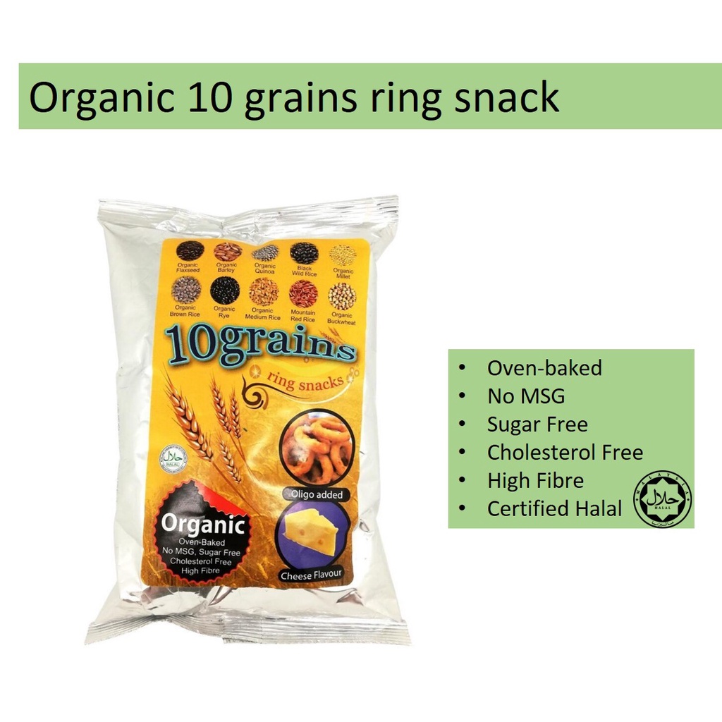 10 Grains Ring Snack Cheese Flavour | Shopee Philippines