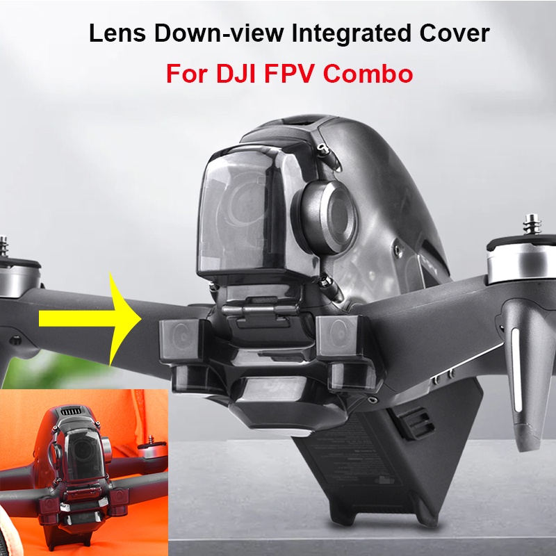 Lens Down-view Integrated Cover For DJI FPV Combo Gimbal Camera Fixed ...