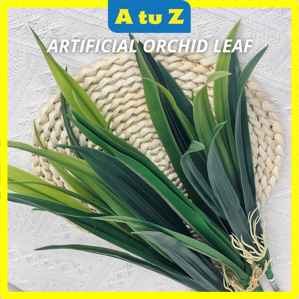 AtuZ H65cm Phormium Leaf Artificial ORCHID DAUN ORKID PANJANG / DAUN ...