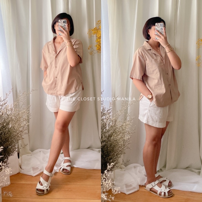 TORRY (Basic Button Down Collar TOP) | Shopee Philippines