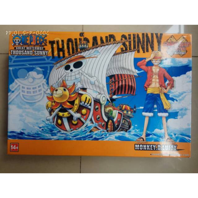 Grand SHIP COLLECTION ONE PIECE THOUSAND SUNNY Gray WATERWAY MODEL KIT ...
