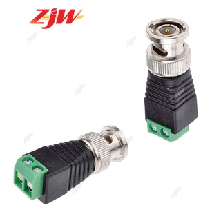 ZJW 5pcs BNC Male Plug Connector / video balun UTP to BNC | Shopee Philippines