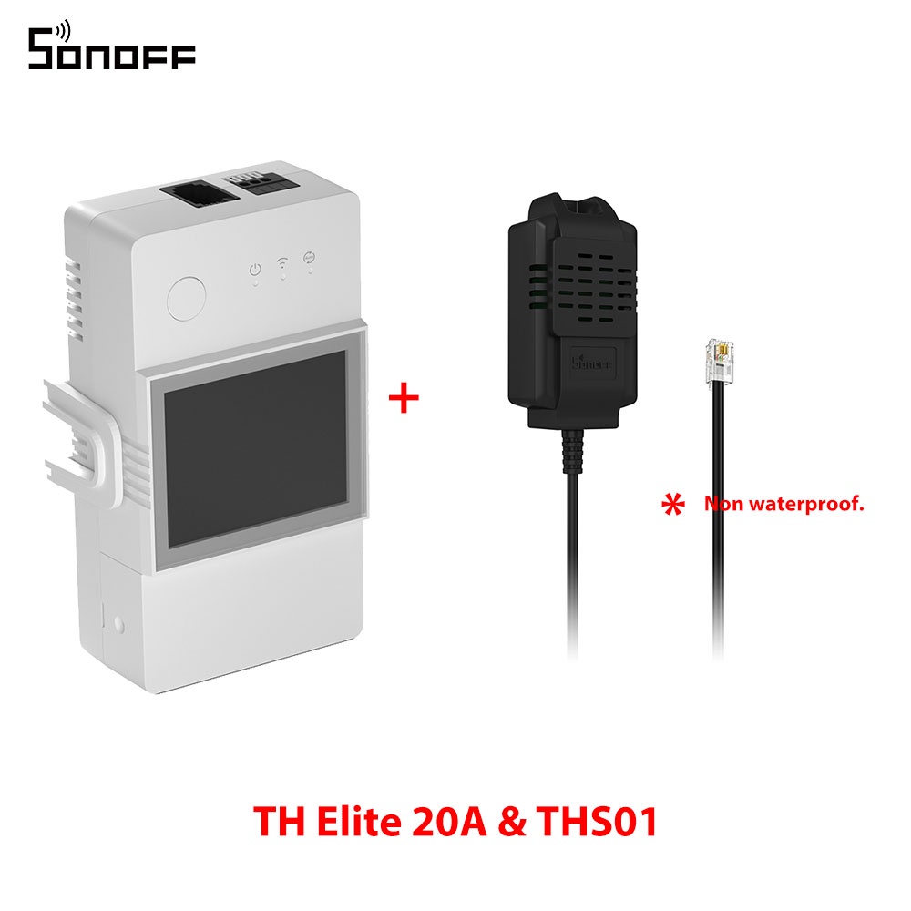 Sonoff Thelite Wi-Fi Smart Switch 16a / 20a Wireless Home Automation ...