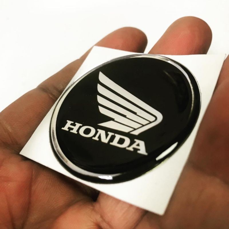 Honda Emblem Embossed Sticker | Shopee Philippines