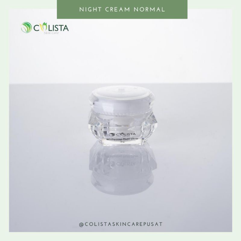 Whitening Multiglow Night Cream Colista Skincare (Normal Night Cream ...
