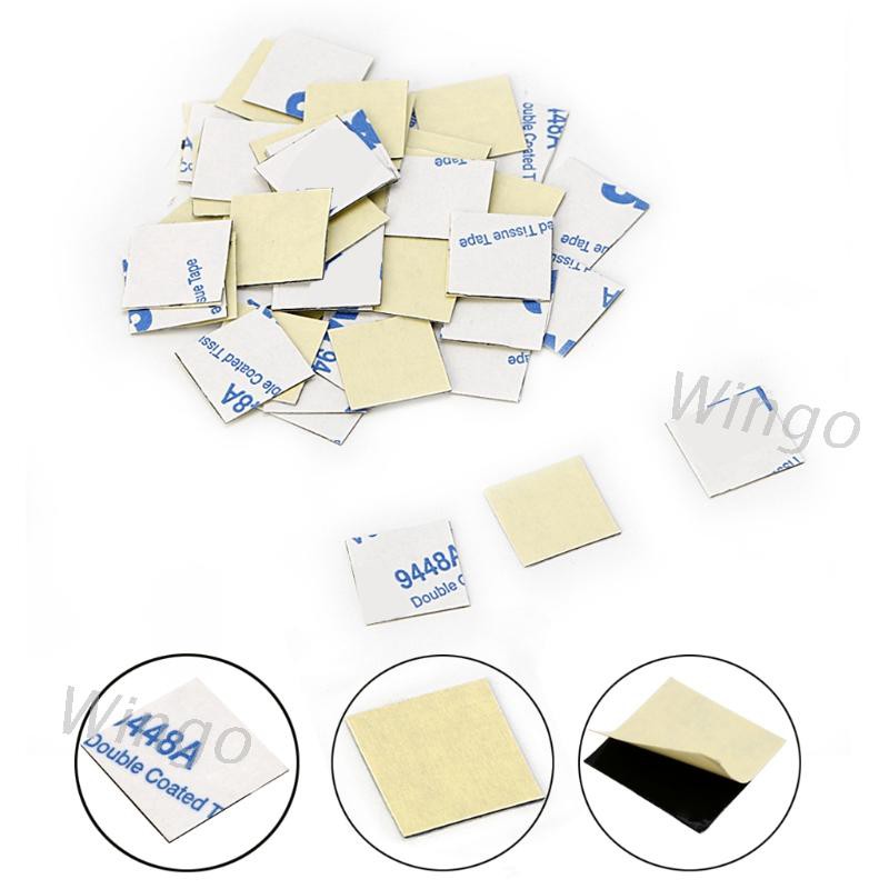 50Pcs 14*14mm Heatsink Thermal Double Side Adhesive Tape Sticker for ...