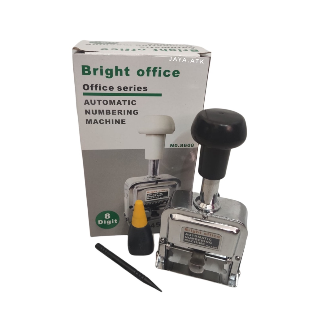 NUMBER CAP STAMPERATOR NUMBER 8 DIGIT AUTOMATIC NUMBERING MACHINE 8608 ...