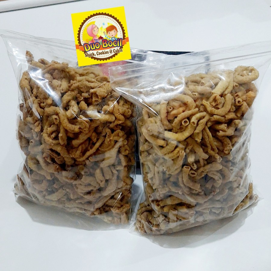 Super Chicken Intestine Chips 1 Kg - Duo Bocil Snack | Shopee Philippines