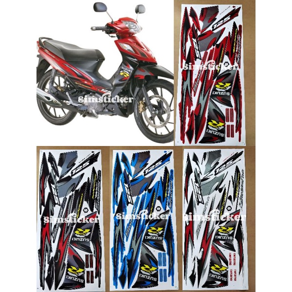 SUZUKI SHOGUN RR (1) BODY STICKER | Shopee Philippines