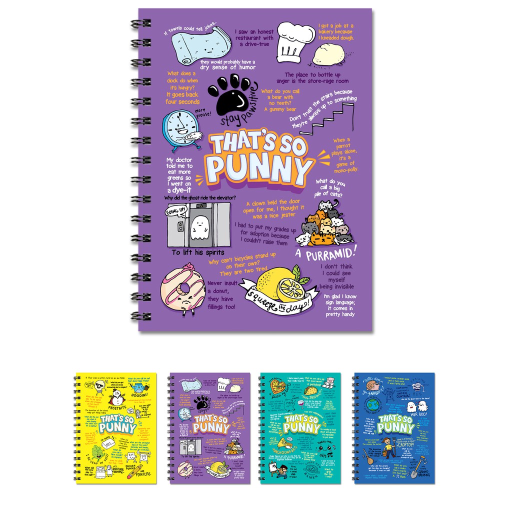 Stradmore SayWhat Spiral Notebook Theme A S19 6 x 8 in (Assorted Only ...
