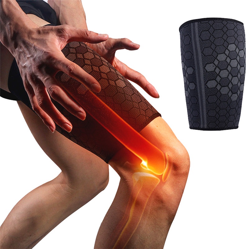 1PC Thigh Compression Sleeves Quad and Hamstring Support Upper Leg ...