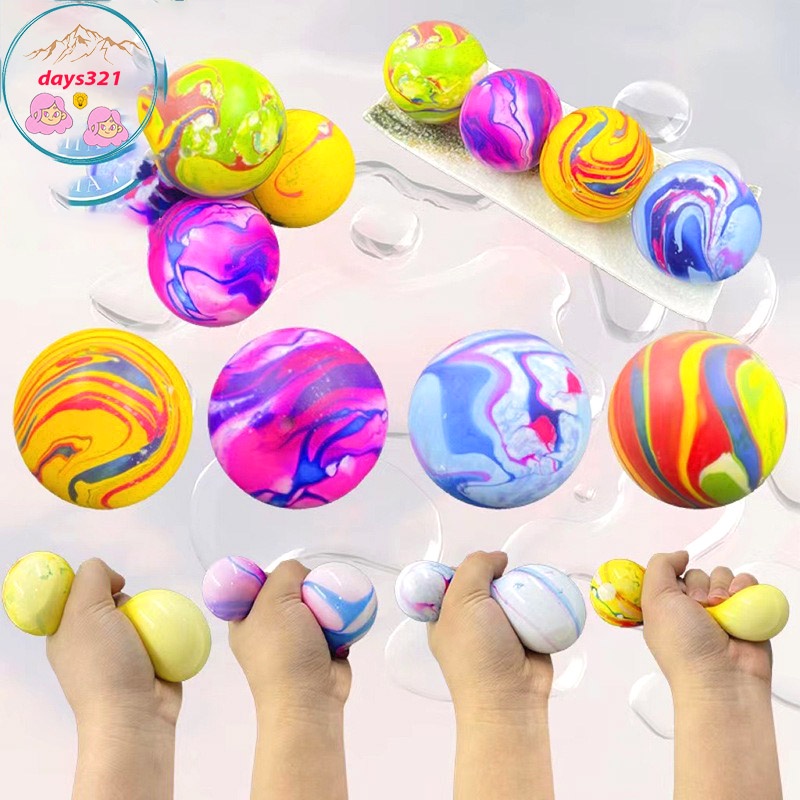 ROUND BALL Squishy toy shaped like planets in the universe, soft and ...