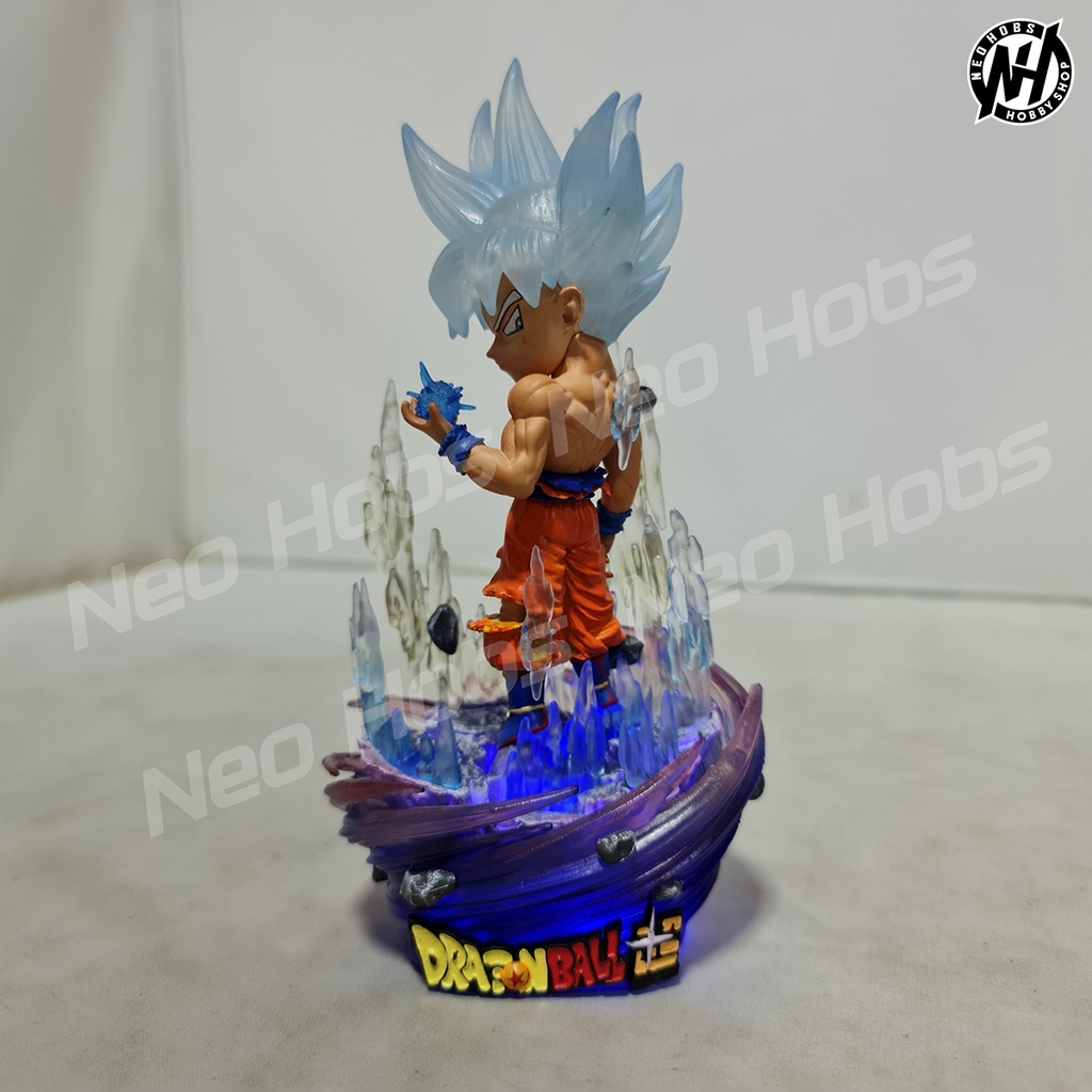 GK DS KO Dragon Ball WCF Gokou Ultra Instinct Clear w/LED | Shopee ...