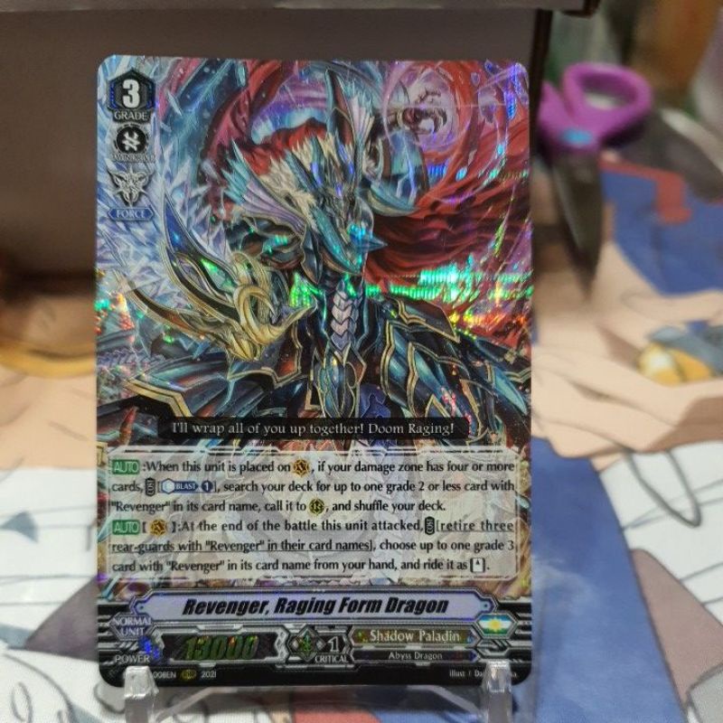 REVENGER , RAGING FORM DRAGON RRR DVS02 CARDFIGHT VANGUARD ENGLISH | Shopee Philippines
