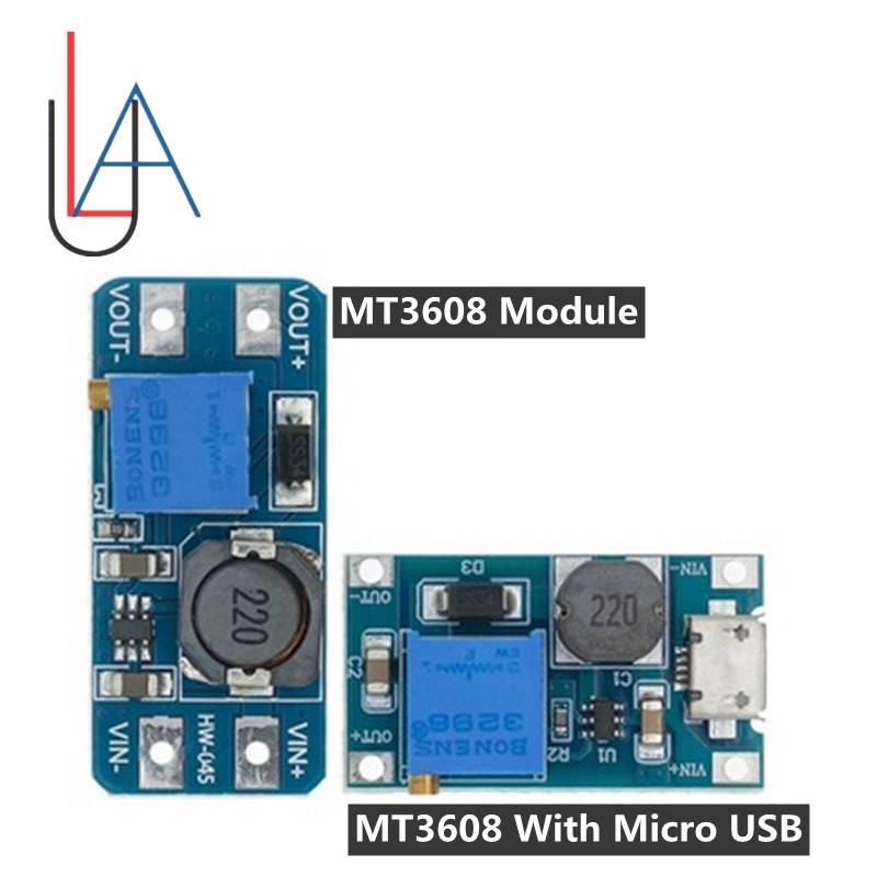 MT3608 DC-DC Step Up Converter Booster Power Supply Module Boost Step ...