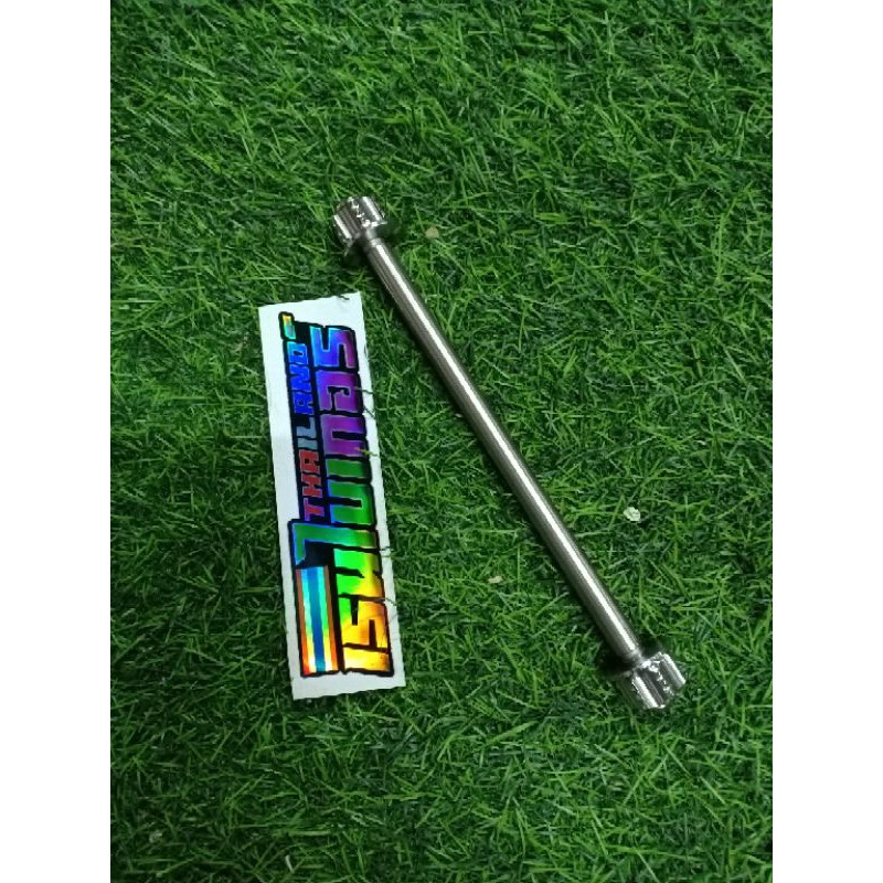 YAYAMANIN FRONT AXLE FOR MIO SPORTY(WHITE GOLD) | Shopee Philippines
