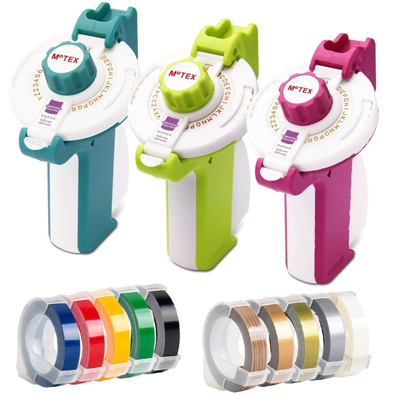 Original Motex Label Maker E-202 E202 Manual Portable printer ...