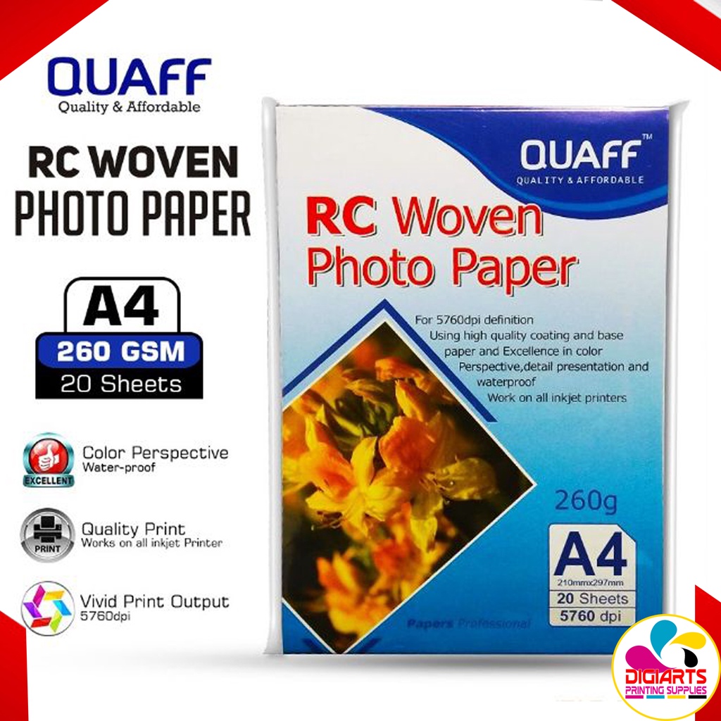 a4 size quaff woven photo paper | Shopee Philippines