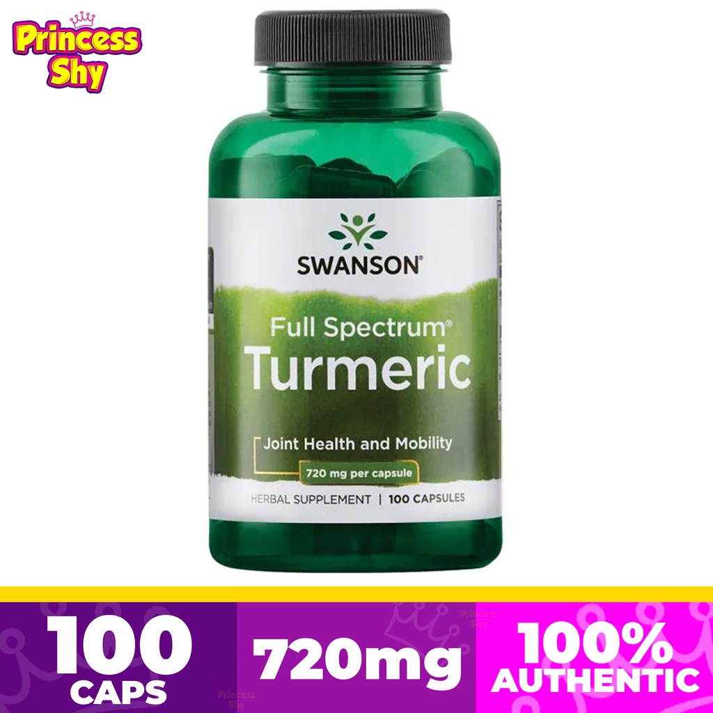 Swanson Full Spectrum Turmeric 720mg 100 Capsules | Shopee Philippines