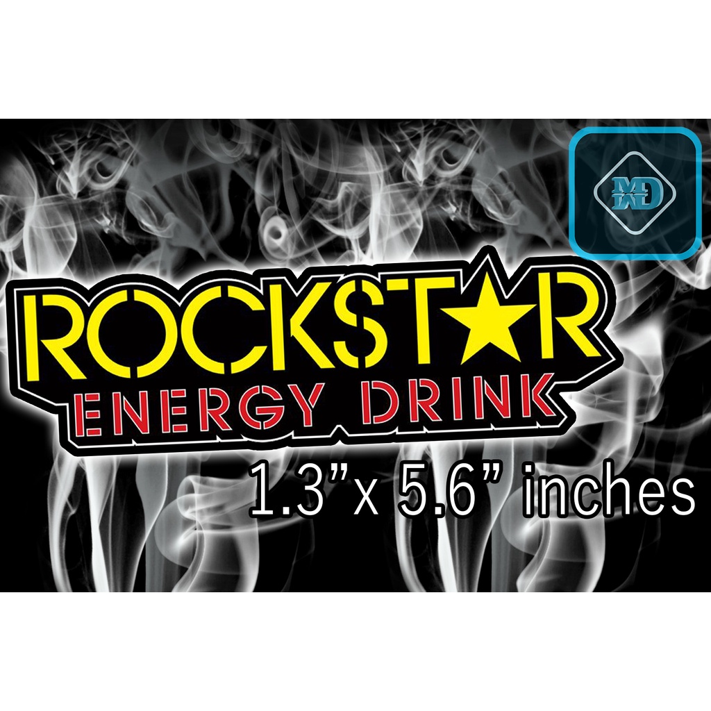 Rockstar Energy Stickers, Outdoor Laminated Stickers | Shopee Philippines
