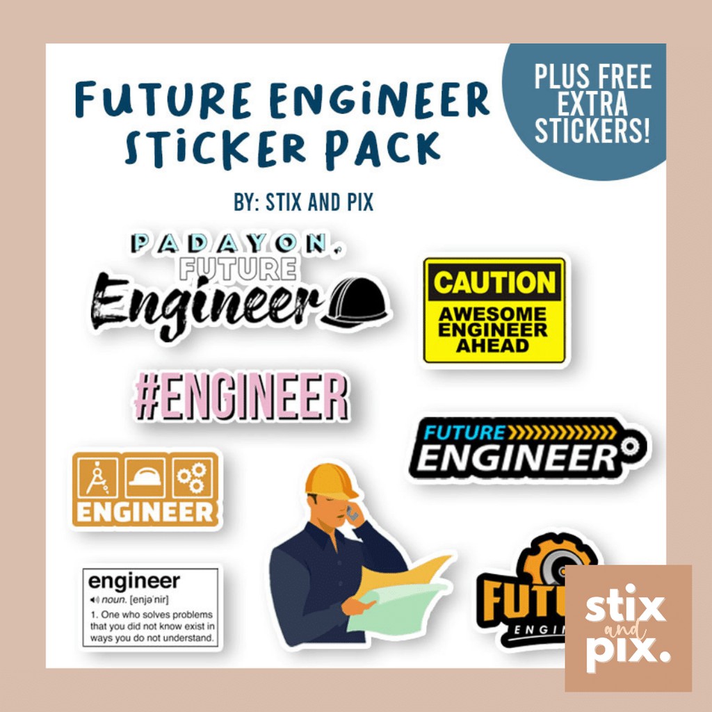 Future Engineer Sticker Pack/ Stix and Pix | Shopee Philippines