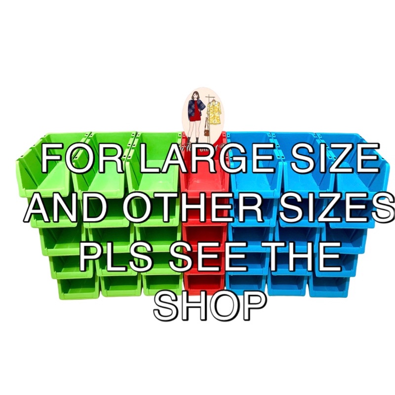 1PC Stackable Bin Storage Organizer Supplies Tools Bin And Rack PER ...