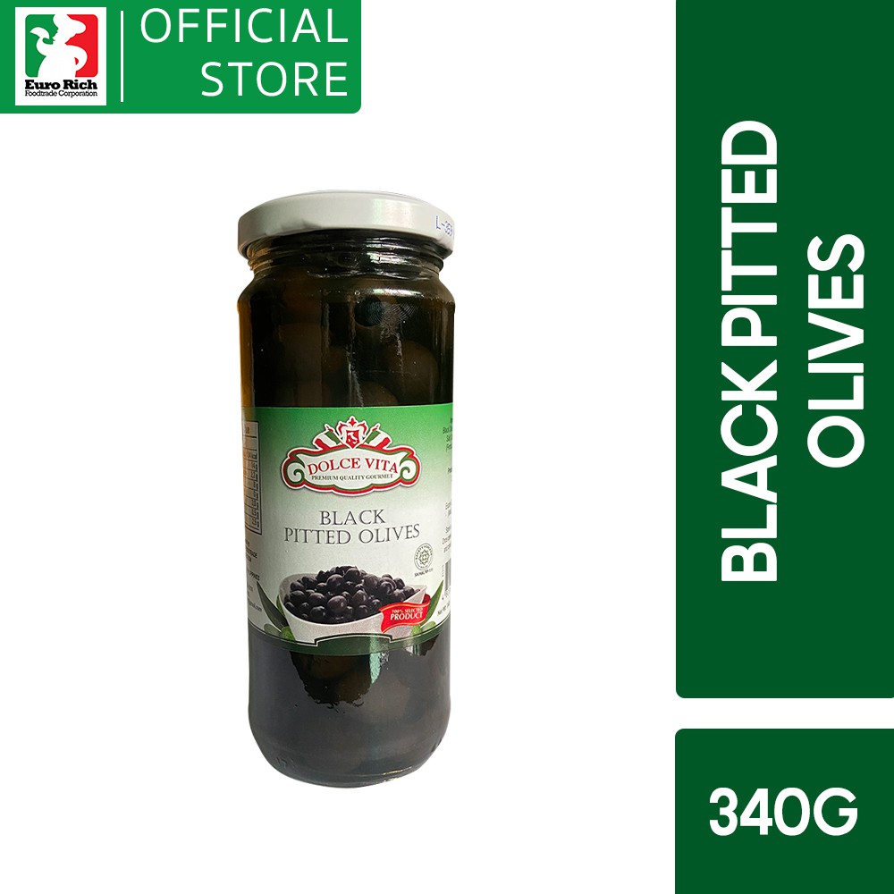 Dolce Vita Black Pitted Olives 340g | Shopee Philippines