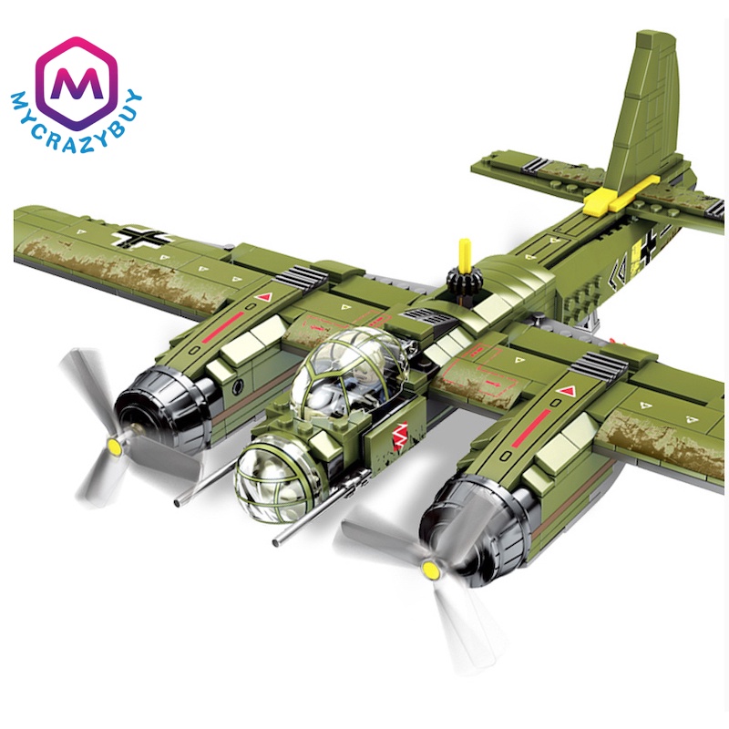 559PCS Junker JU-88 Bomber Air Fighter Building Blocks Figures Bricks ...